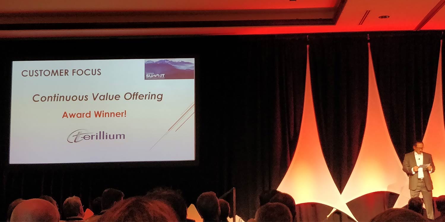 Terillium Takes Home Another Distinguished Partner Award – Terillium